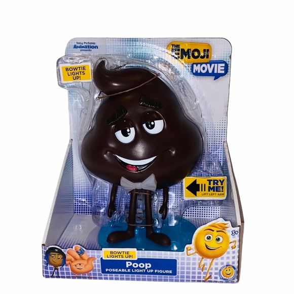 Just Play | Toys | Nwot The Emoji Movie Poop Poseable Light Up Figure ...